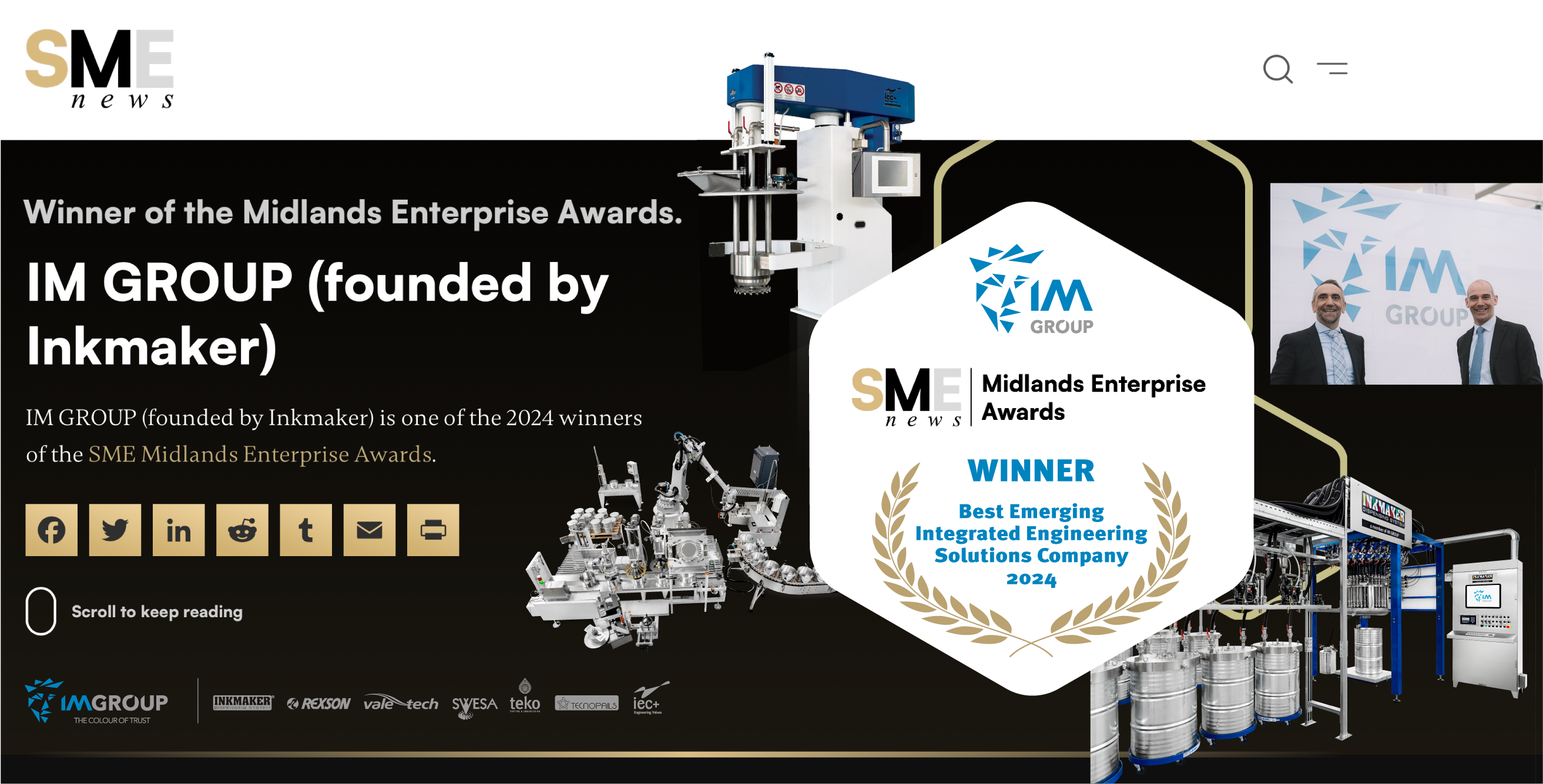 IM GROUP Voted Best Emerging Integrated Engineering Solutions Company ...